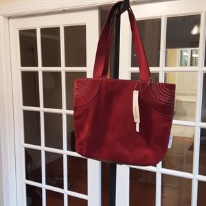 Jones New York | Bags | Nwt Red Suede Bag By Jny Sport | Poshmark